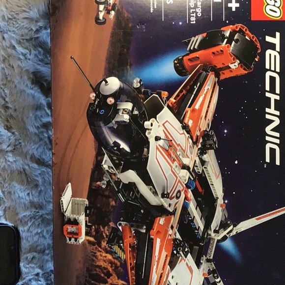 Lego | Toys | Lego Technic Space Shuttle Black White And Orange | Poshmark